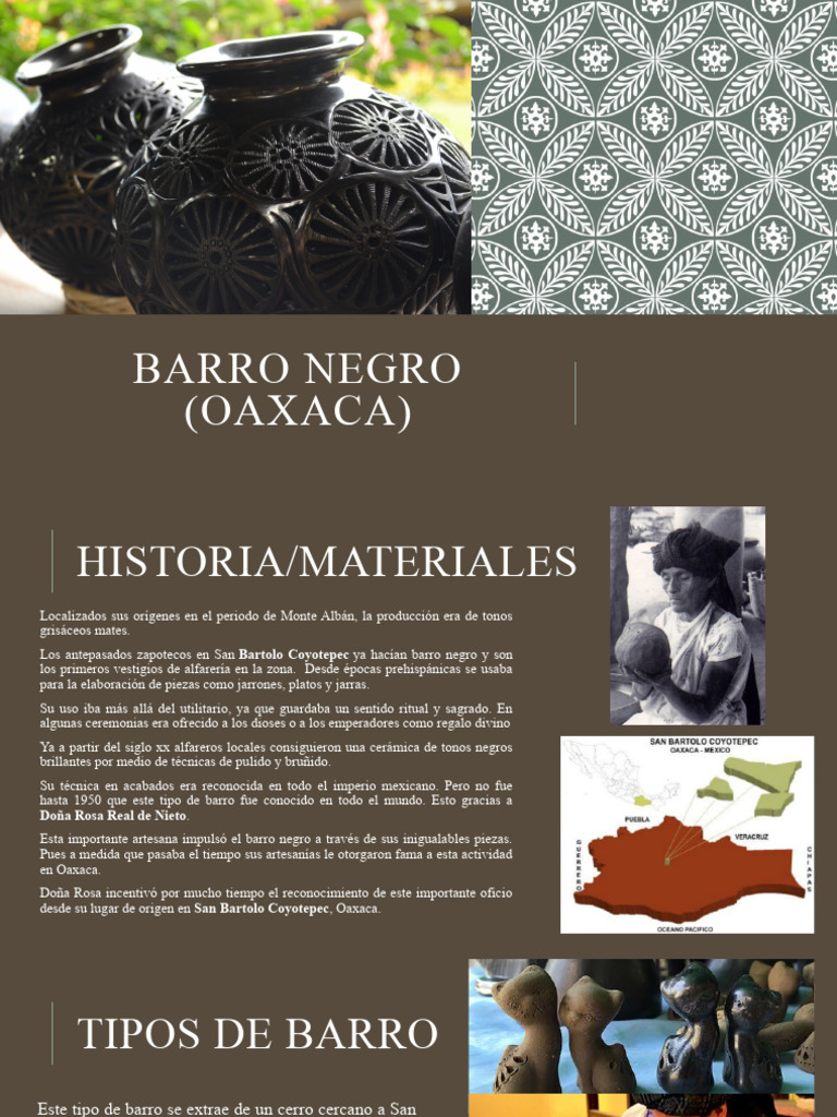 Barro Negro en Mexico | PDF | cerámica | Barro