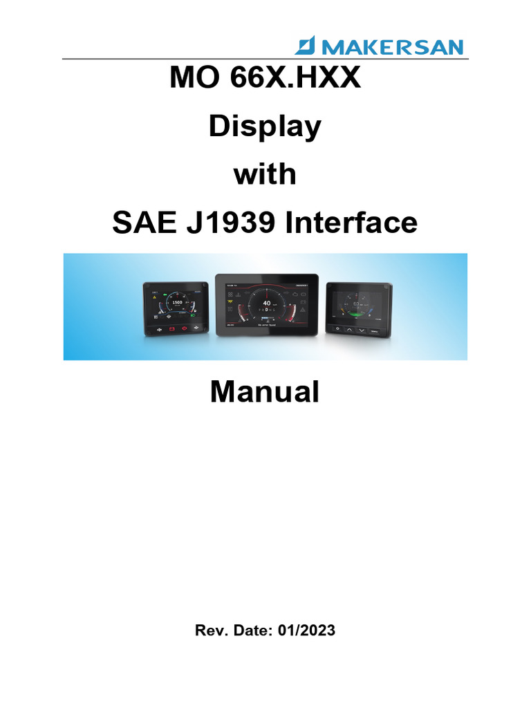 MO 6XX - HXX Manual SAE J1939 ENG | PDF | Parameter (Computer Programming) | Input/Output