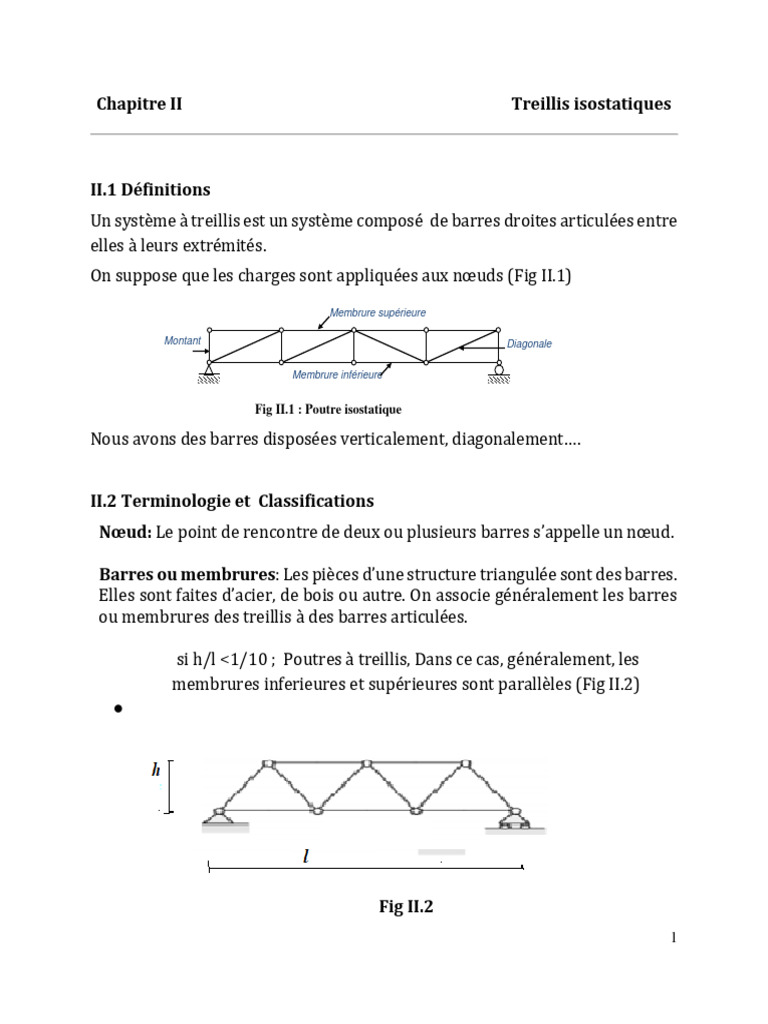 Treillis Isostatique | PDF | Treillis (assemblage) | Bâtiment ...