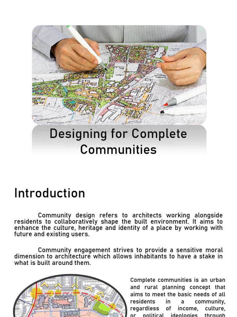 Community Design for Planners | PDF | Urbanization | Planning