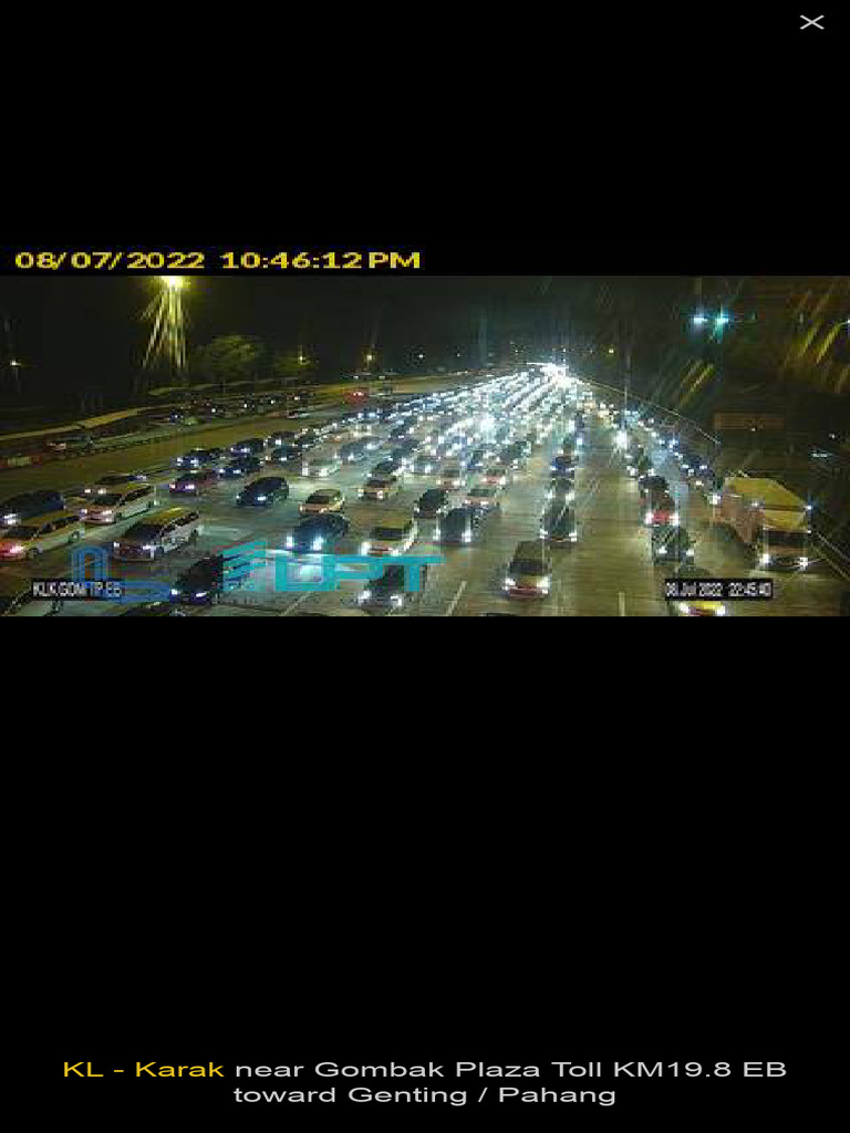 KLK Traffic CCTV (KL-Karak Expressway) Live Traffic Camera 2 | PDF