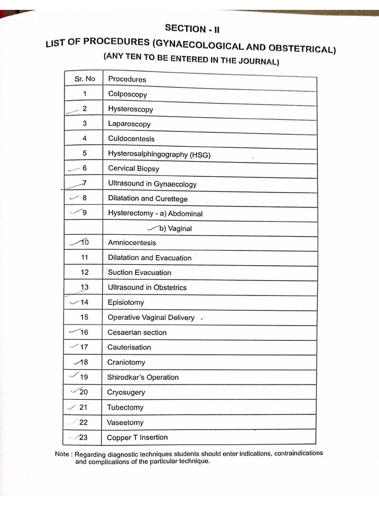 Gynaec Procedures | PDF