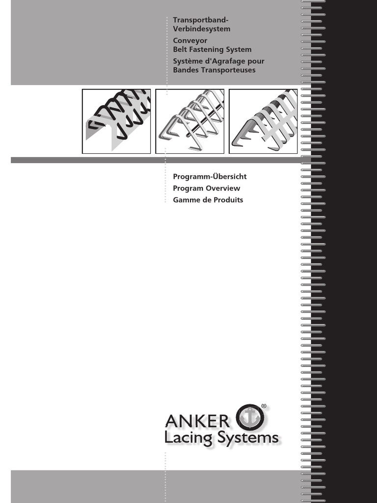 Anker Lacing Systems - SUELZLE Germany | PDF