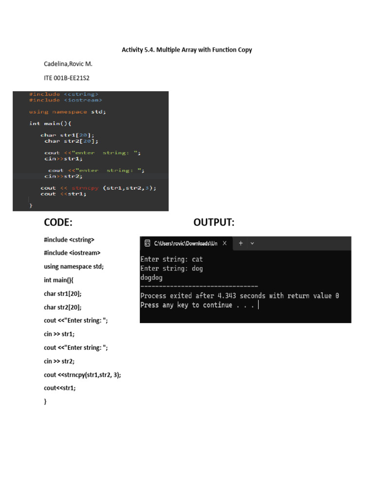 Activity 5.2. Character and String Built-In Functions | PDF | Namespace ... Activity 5.2. Character and String Built-In Functions | PDF | Namespace ...