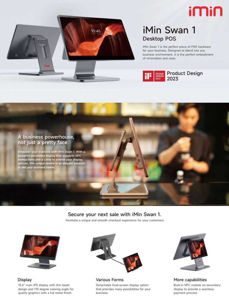 Swan 1 | PDF | Point Of Sale | Touchscreen