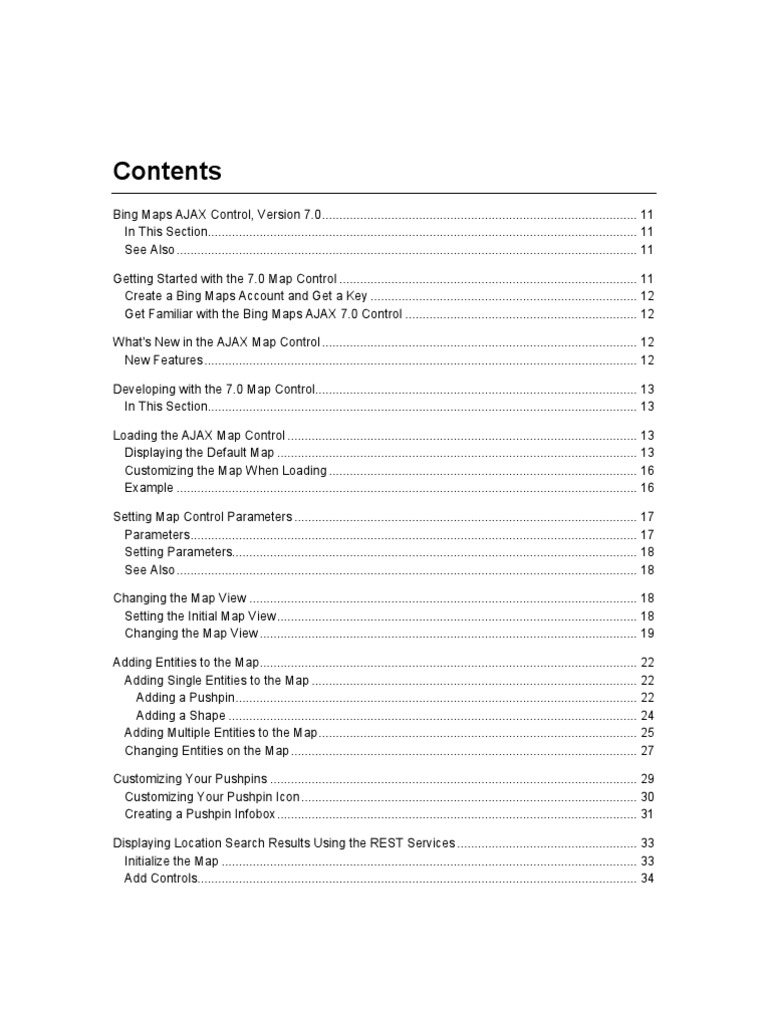 Bing Maps Ajax | PDF | Method (Computer Programming) | Constructor (Object Oriented Programming)