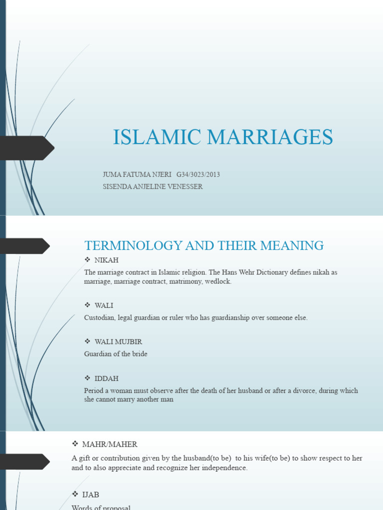 Islamic Marriage | Download Free PDF | Marriage | Chastity