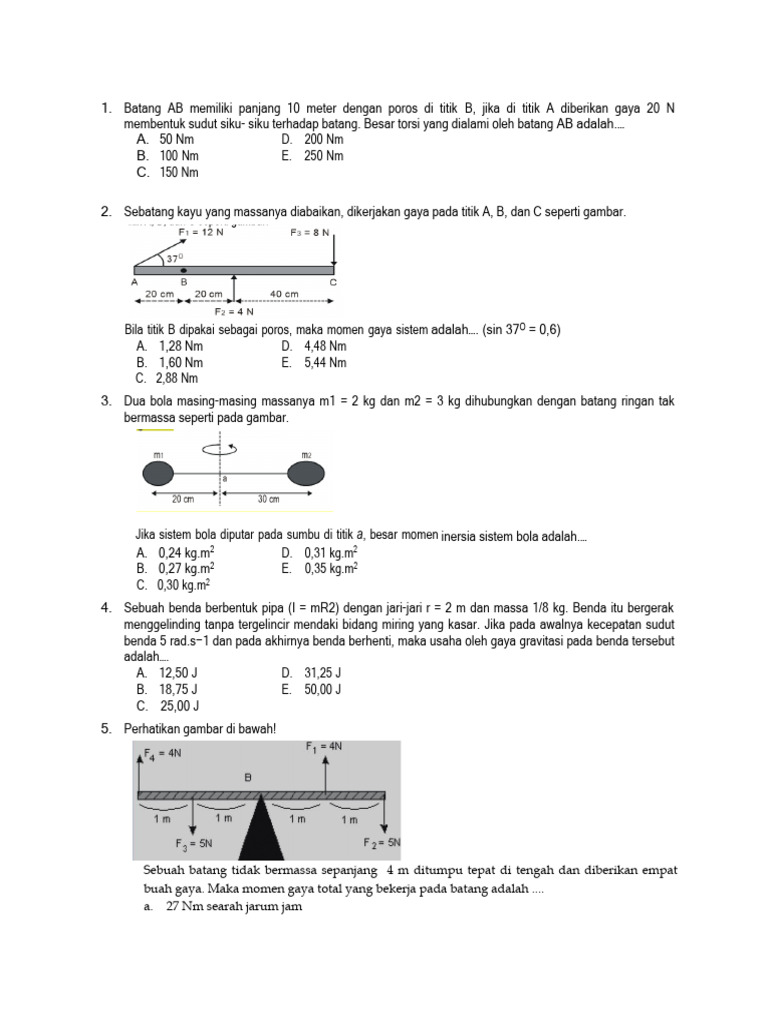 Soal Pas Fisika Xi Ipa 2324 | PDF