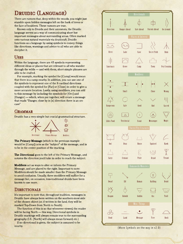 Druidic | PDF