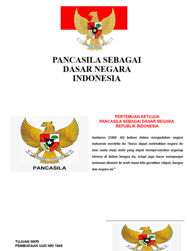 Pancasila Sebagai Dasar Negara | PDF
