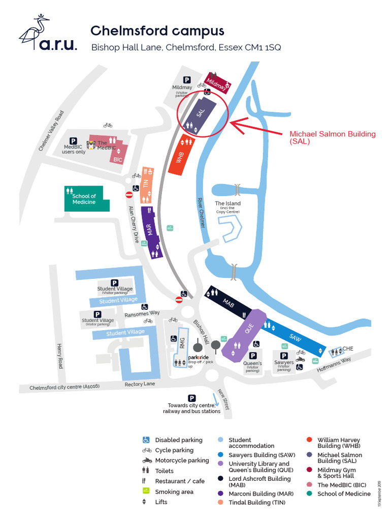 ARU-Chelmsford-Michael Salmon Building (SAL) Map | PDF