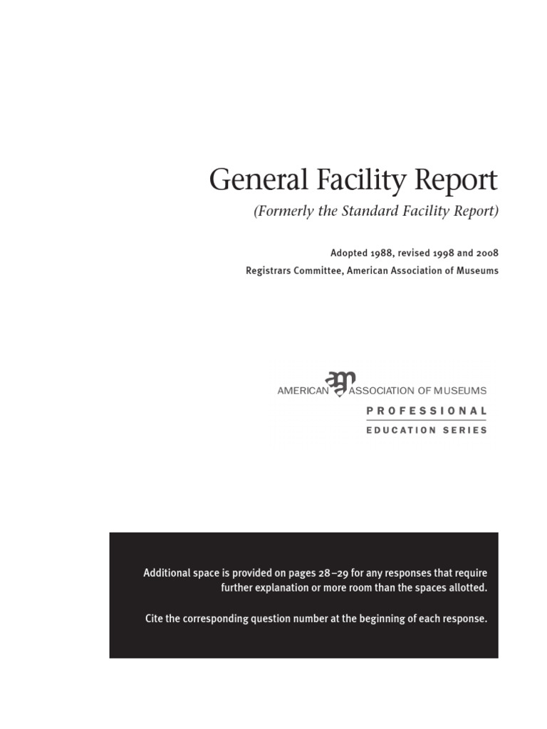 General Facility Report Overview | PDF | Wall | Ultraviolet