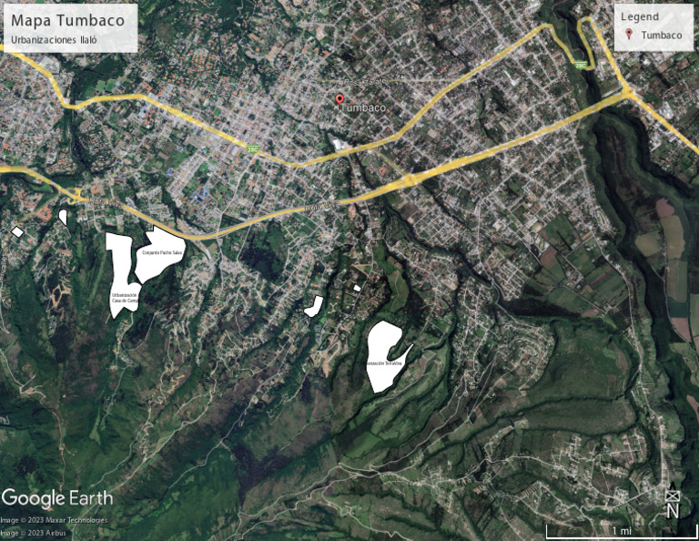 Mapa Tumbaco | PDF