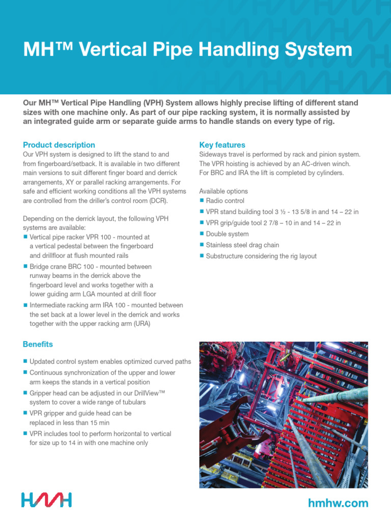 Vertical Pipe Handling System | PDF | Crane (Machine) | Machines