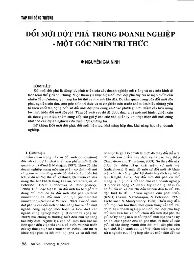 M I PHÁ Trong GÓC Nhìn TRI TH C | PDF