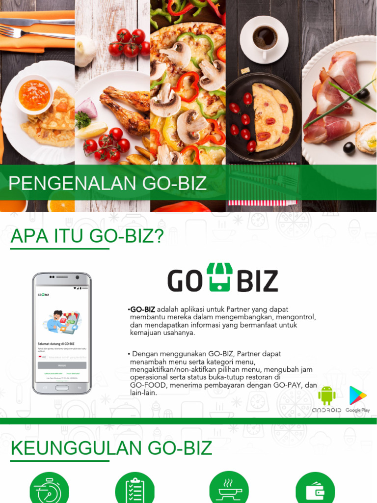Cara Penggunaan GO-BIZ | PDF