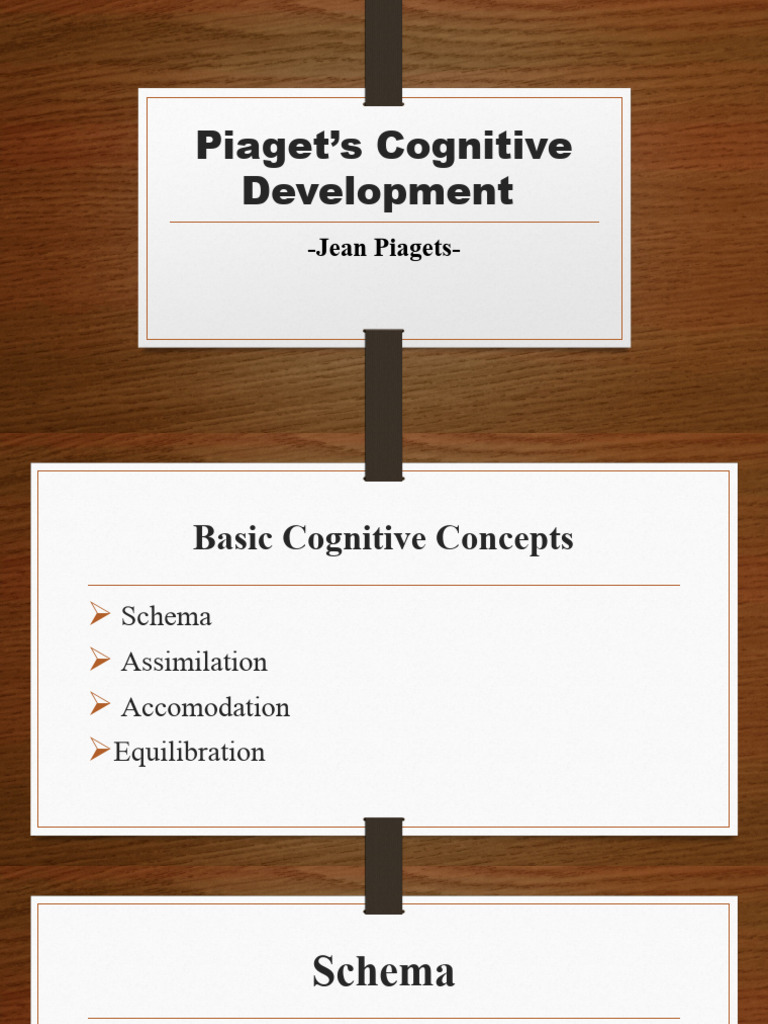 Piagets Cognitive Development Report 1 | PDF | Mental Processes ...