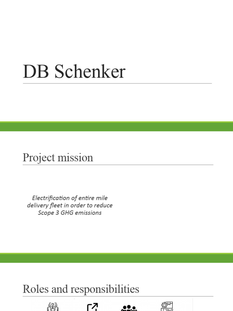 DB Schenker-Ppt 1 | PDF | Electric Vehicle | Economies