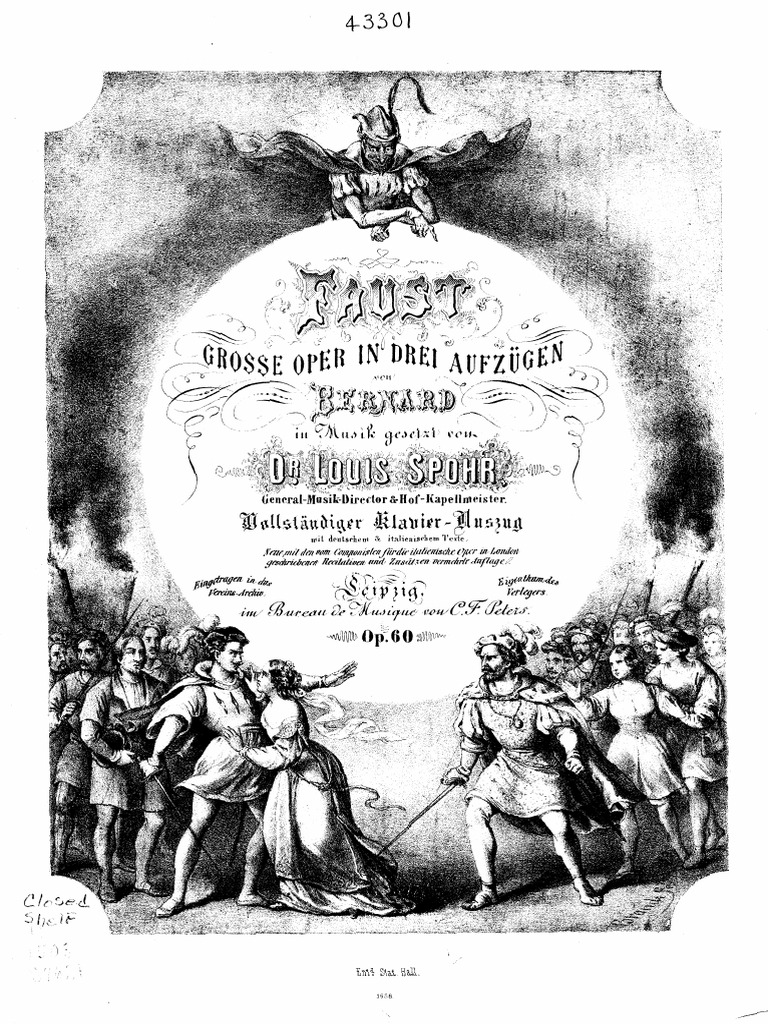 Spohr Faust Opera in 3 Acts | PDF