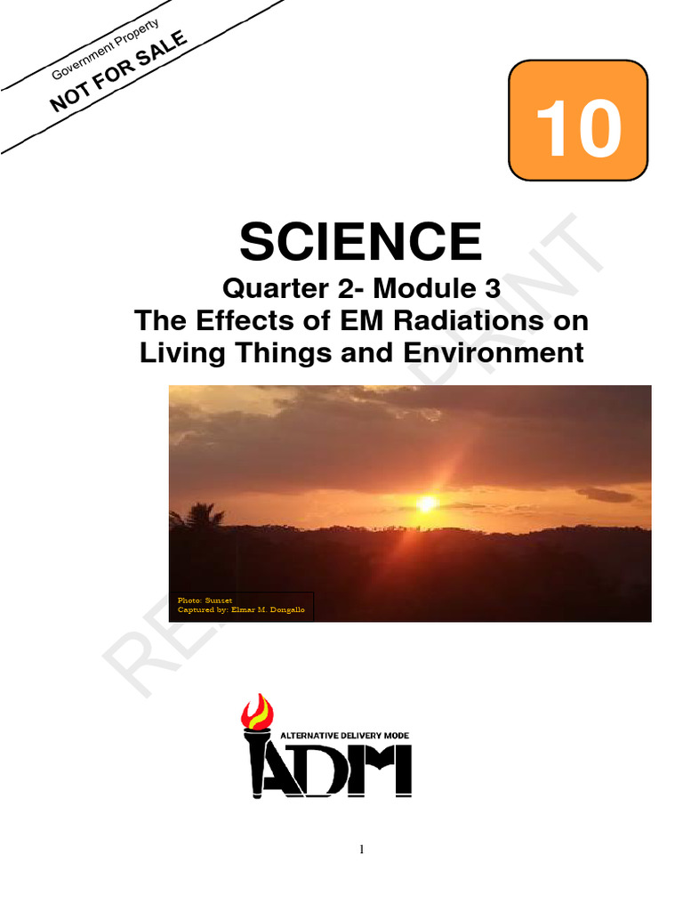 Science10 Activity | PDF | Ionizing Radiation | Gamma Ray