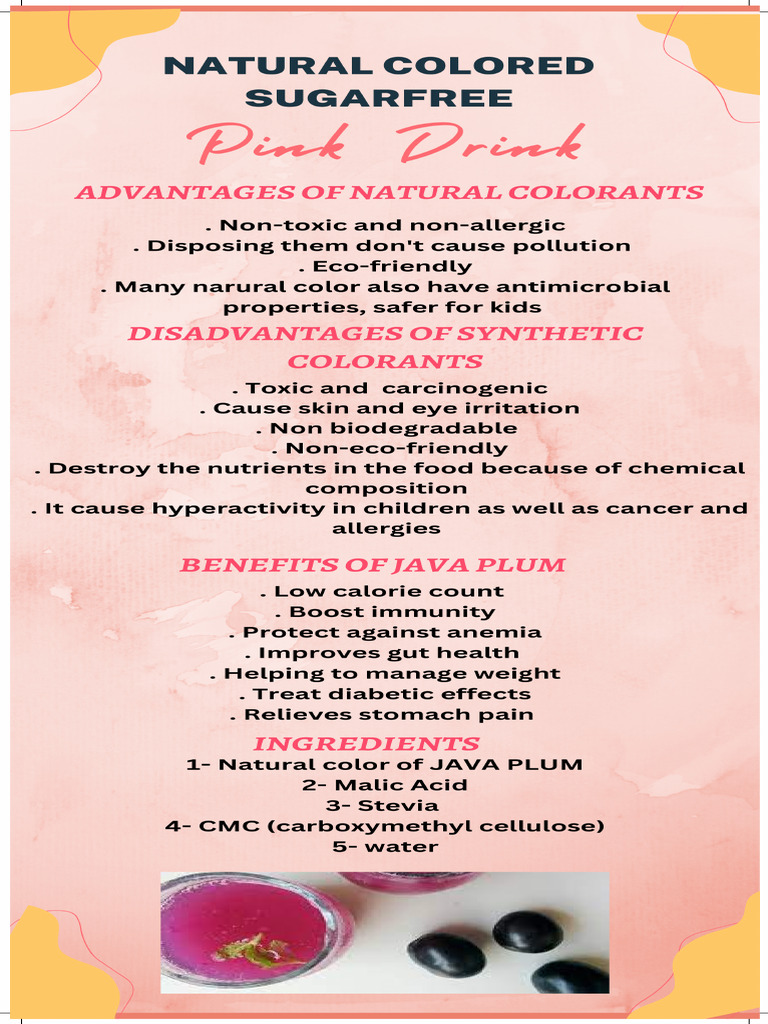 Sugarfree Pink Drink | PDF