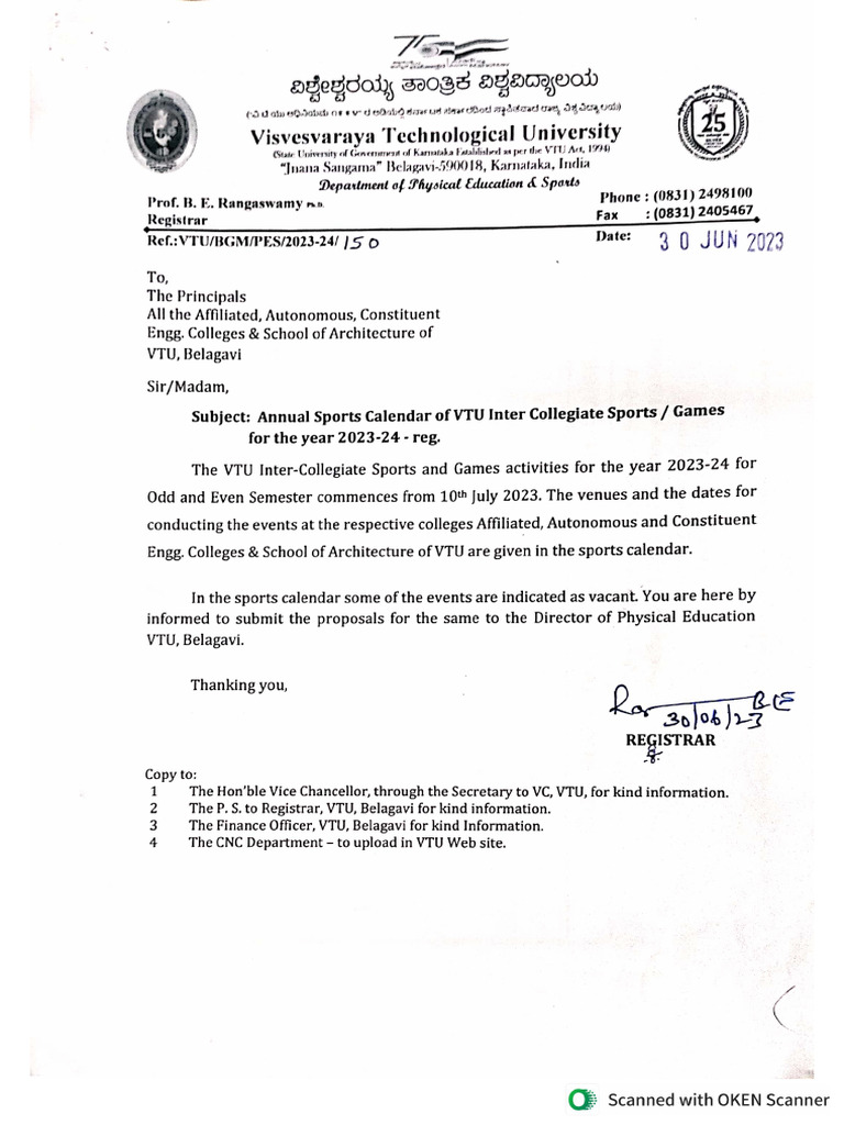 Sports Calendar 2023 24 | PDF