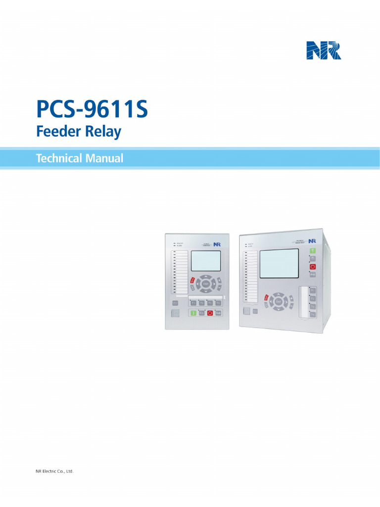 PCS-9611S - Electrified Railway - Technical Manual - EN - Overseas General - X - R1.00 - 1127 ...