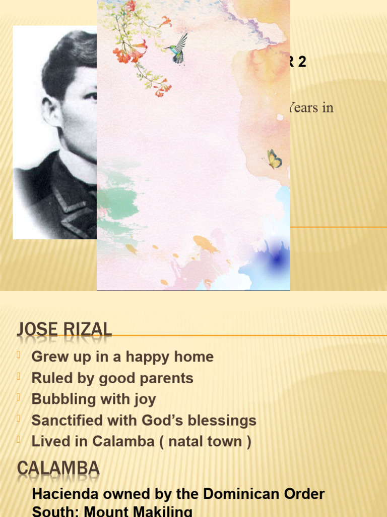 Dokumen - Tips Jose Rizal Chapter 2 | PDF | Classics
