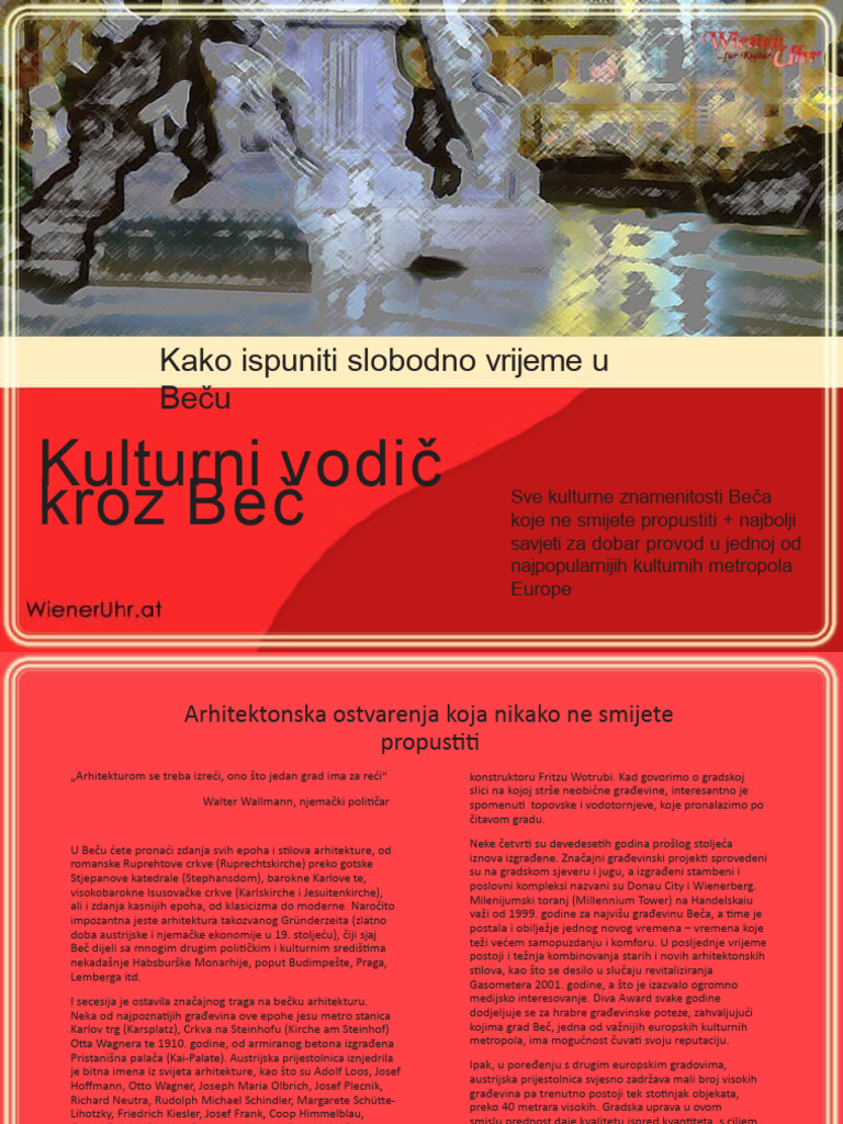 Kulturni Vodic Kroz Bec | PDF