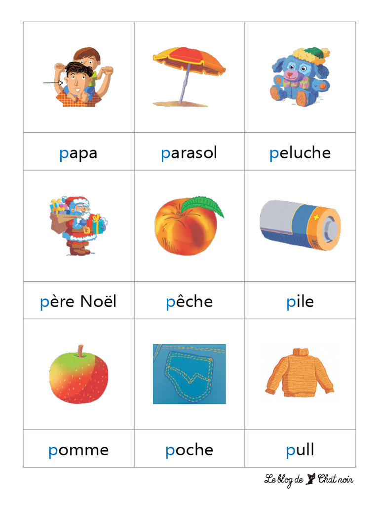 Liste de mots pour CP 2019 | PDF