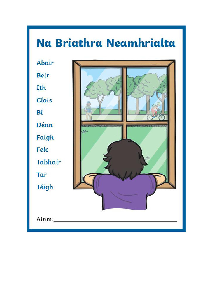 Na Briathra Neamhrialta Exercises | PDF