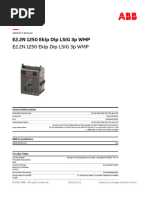 1SDA100467R1 xt5s 630 Ekip Dip Ls I in 630 4p F F | PDF | Electrical Equipment | Electricity