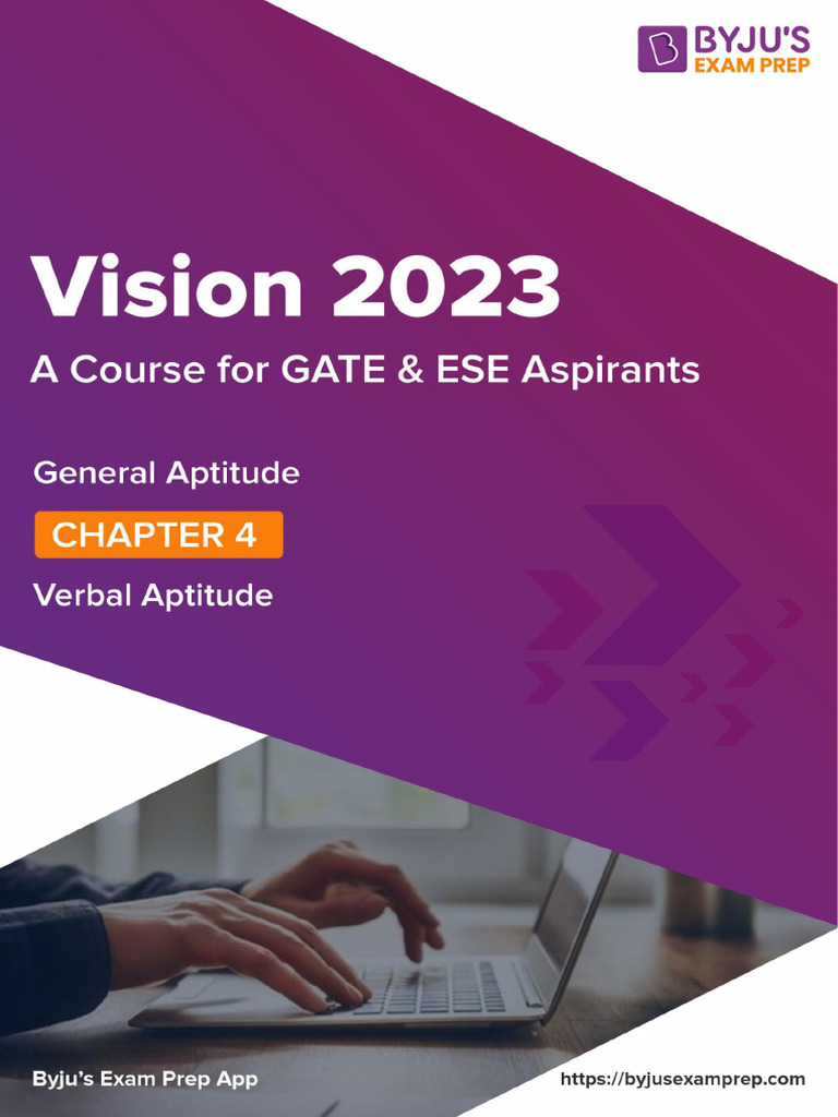 Chapter 4 Verbal Aptitude Gate Ese 831674322966569 | Download Free PDF ...