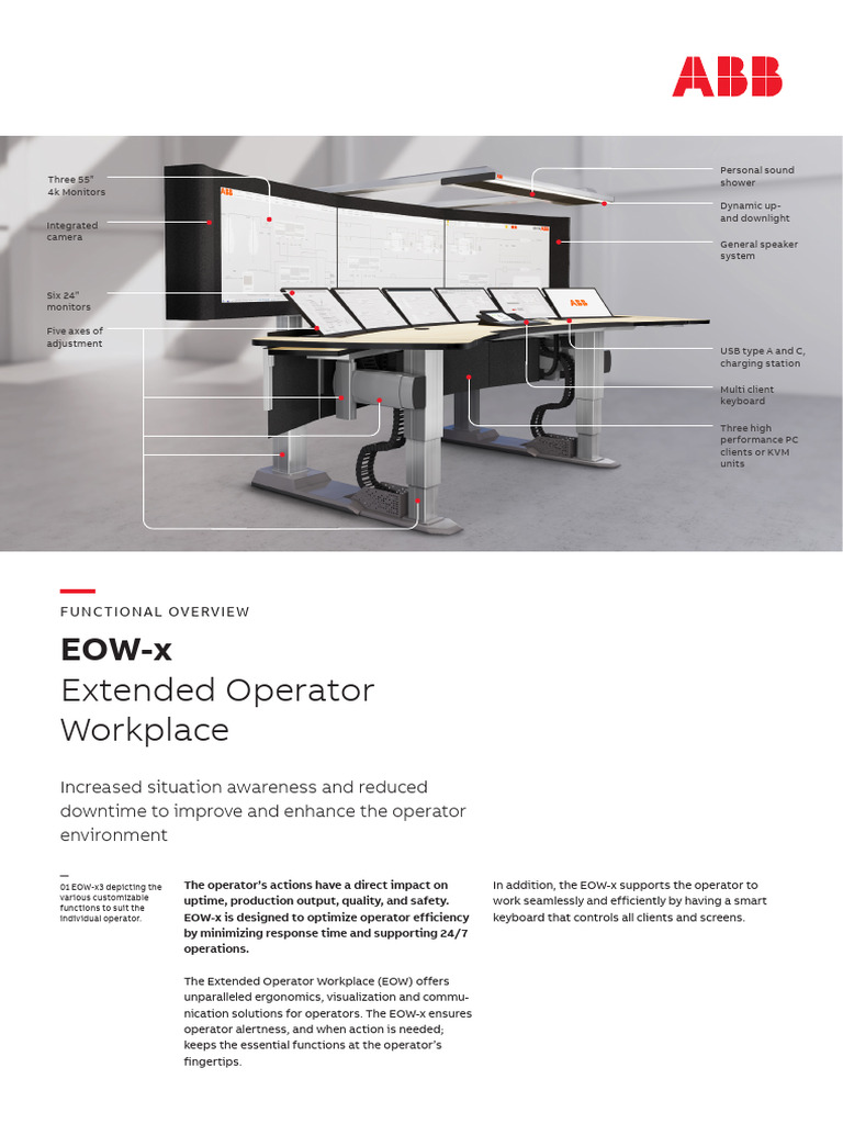 EOW-x: Advanced Control Room Solutions | PDF | Computer Monitor ...