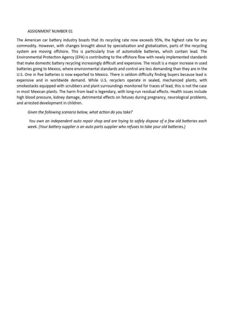 Assignment Number 01 - Om | PDF