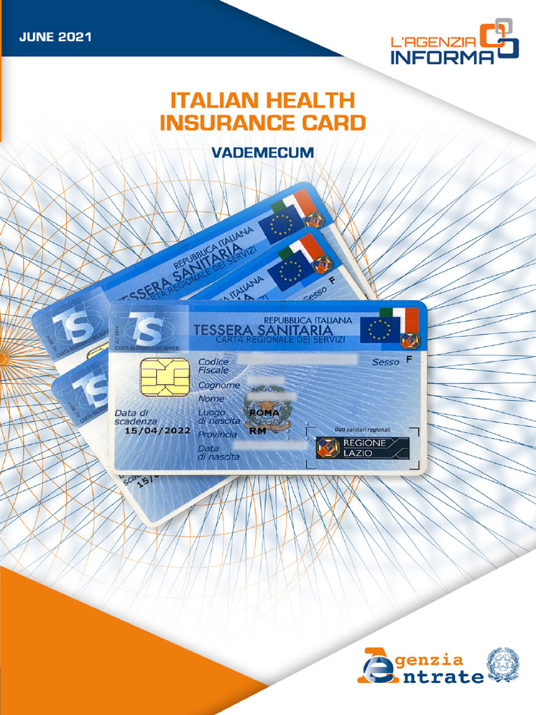 Italian Health Insurance Card Guide | PDF | Identity Document | Birth ...