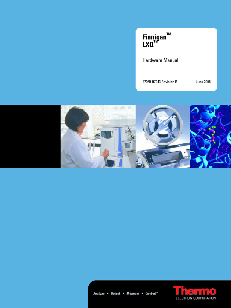 LXQ Hardware Man9705597043 B EN | PDF | Mass Spectrometry | Chemistry