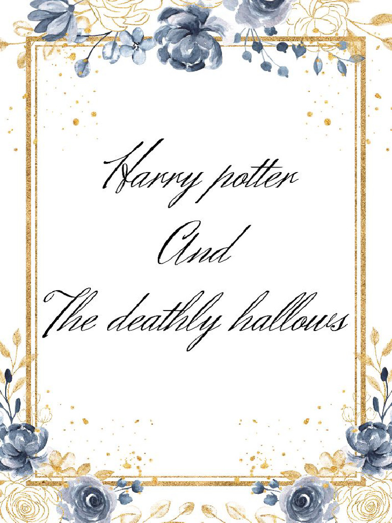 Harry Potter Series Project | PDF