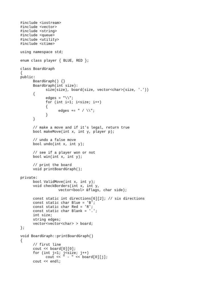 Hex Board | PDF | Computer Programming | Computer Science