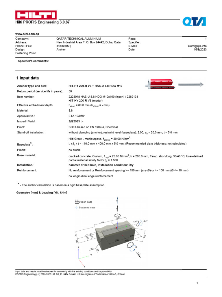 M10 Anchor | PDF