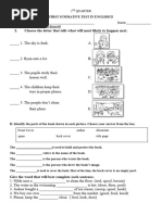 Summative Test Grade 3 | PDF | Mathematics | Mathematical Notation