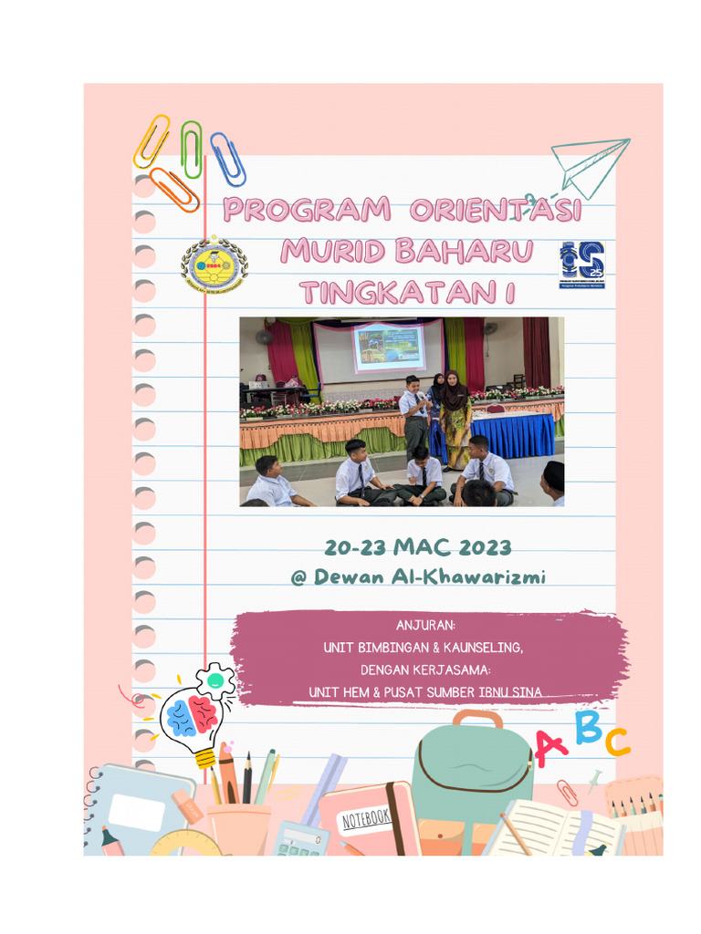 Program Orientasi Tingkatan Satu PDF | PDF
