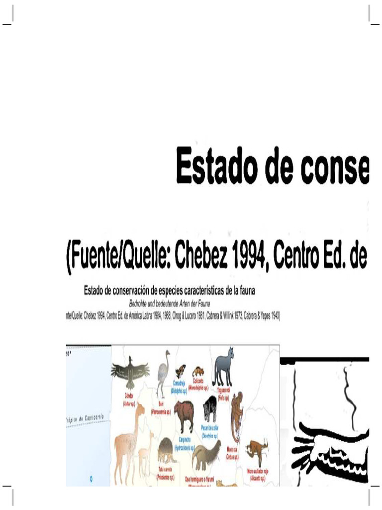 Mapa Mural 3x7 C Fauna Conservac | PDF