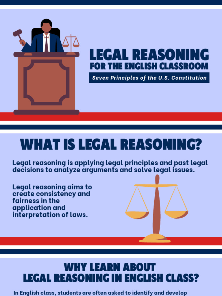 Legal Reasoning in U.S. Constitution | PDF | Separation Of Powers ...