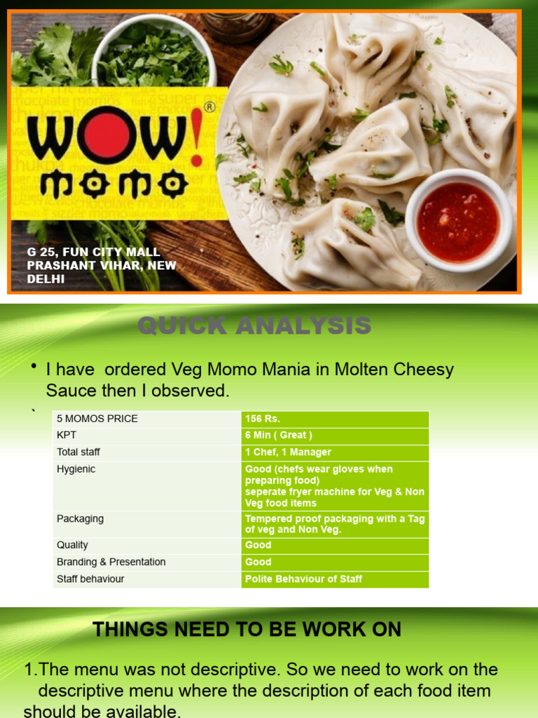 Wow Momos | PDF | Cooking, Food & Wine | Self-Improvement
