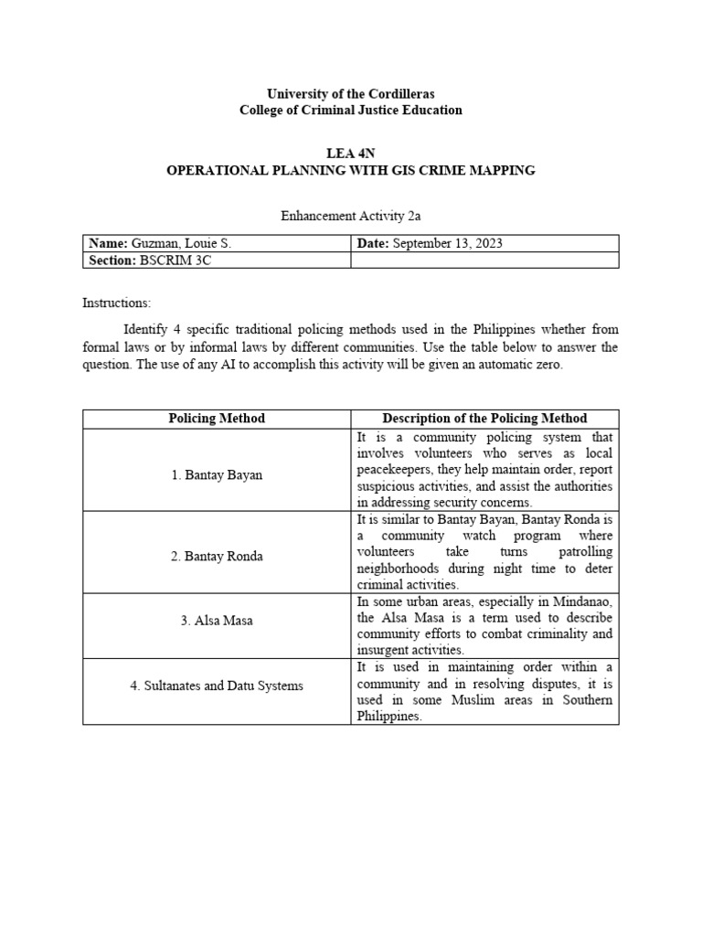 Enhancement Activity 2a | PDF