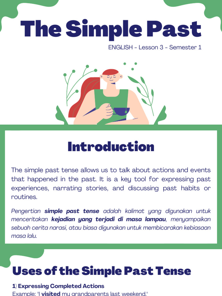 Simple Past Tense | PDF | Verb | Grammatical Tense