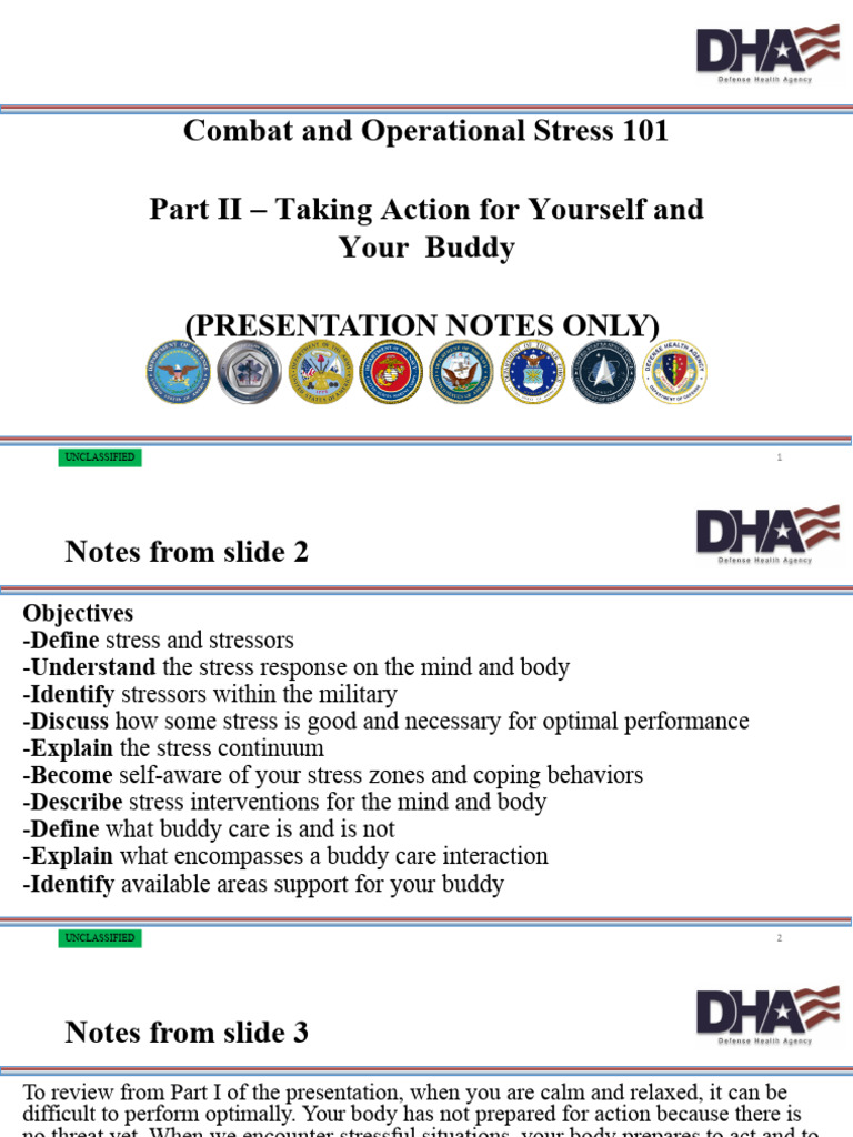 PHCoE - COSC 101 Slide Deck Part II Taking Action in The Stress Zone ...