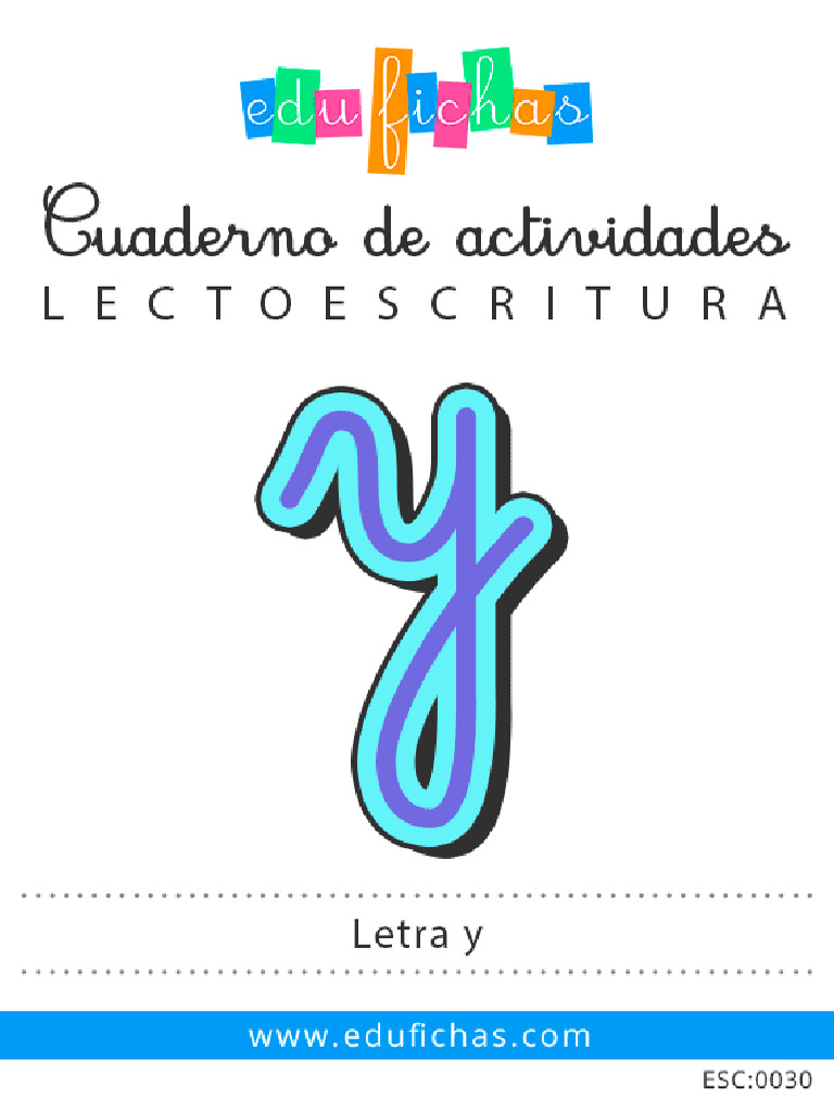 ESC030 Letra y Lectoescritura Edufichas 1 | PDF