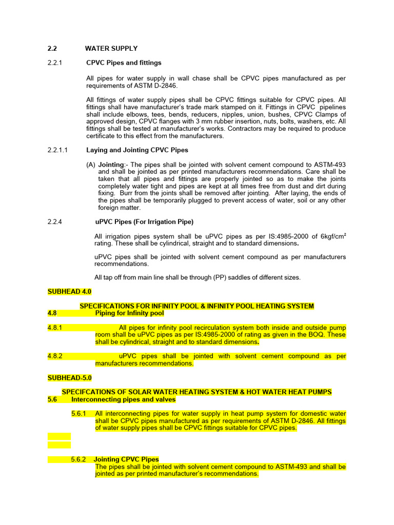 PVC PIPE | PDF | Pipe (Fluid Conveyance) | Industrial Processes